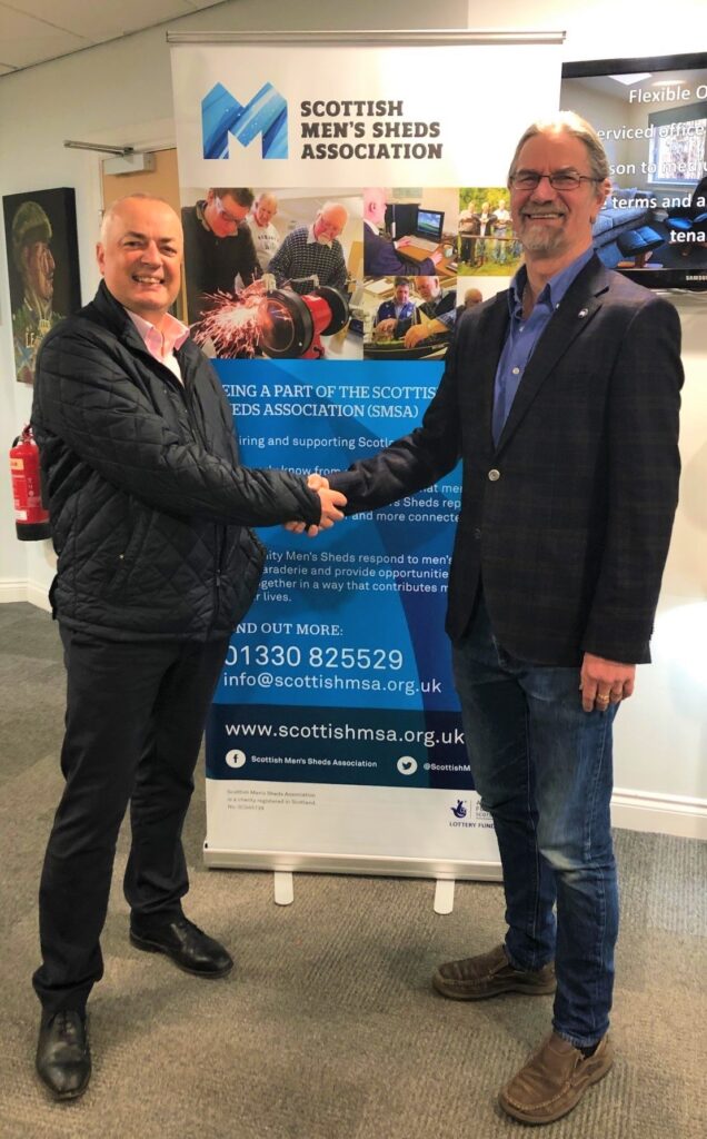 Bancon Homes formalises partnership with charity, Scottish Men’s Sheds ...